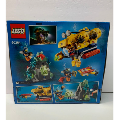 LEGO CITY: Ocean Exploration Submarine (60264) Building Kit 286pcs ...