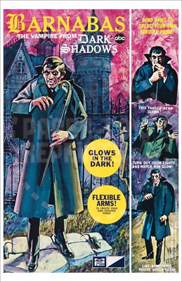 DARK SHADOWS BARNABAS COLLINS MPC MODEL KIT COVER ARTWORK POSTER ...
