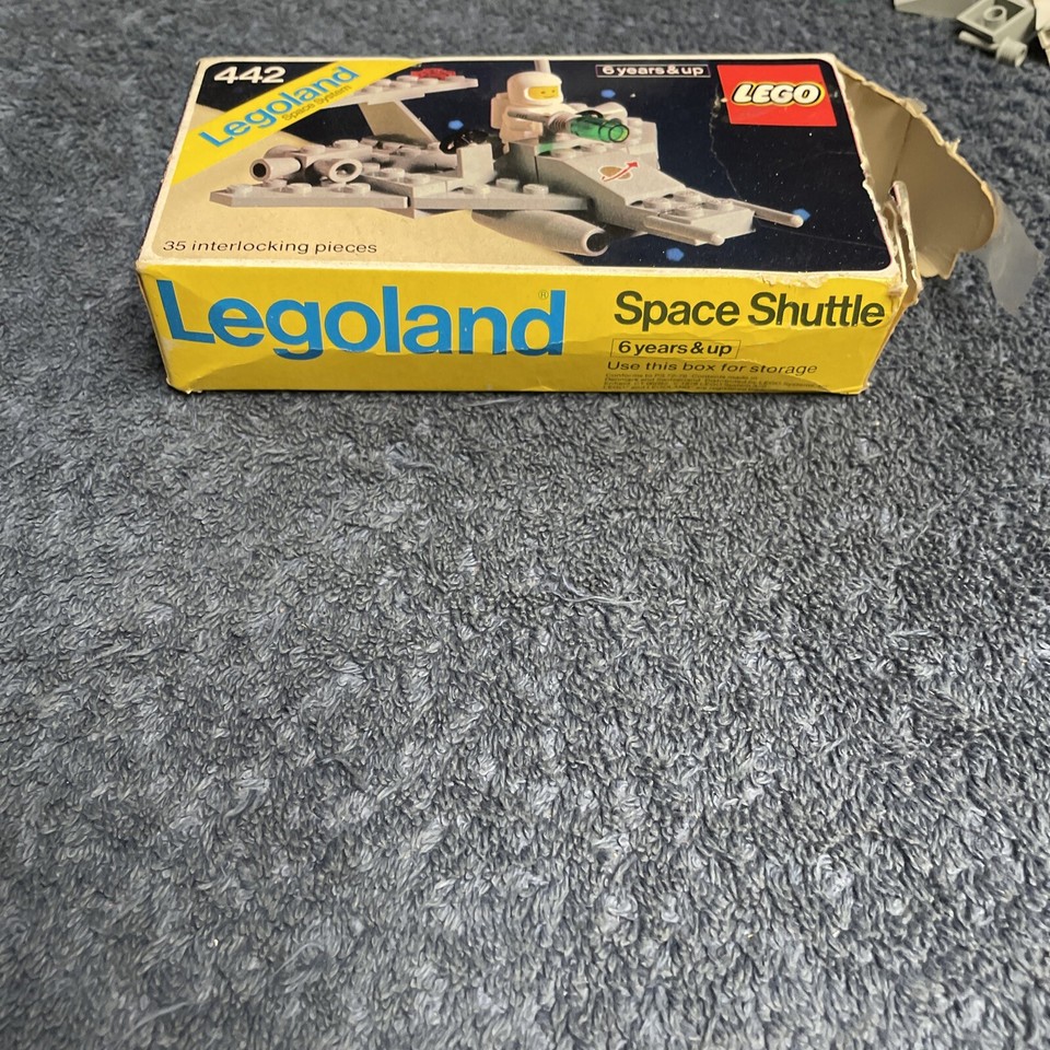 LEGO Classic Space 442 Space Shuttle 100% Complete W/Box & Instructions ...