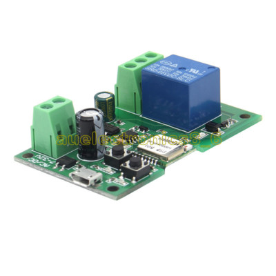 DC 5V-12V WiFi Wireless Smart Switch Relay Module Smart Home Phone APP ...