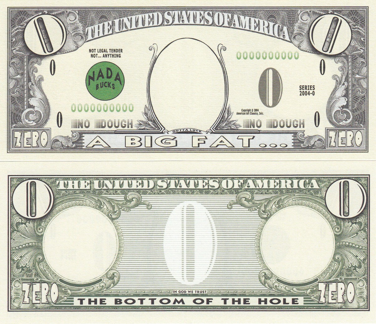 Color Dollar Bills Printable