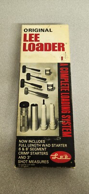 RARE FIND Vintage LEE LOADER 12 Ga. Guage 3" Shell Complete Reloading ...