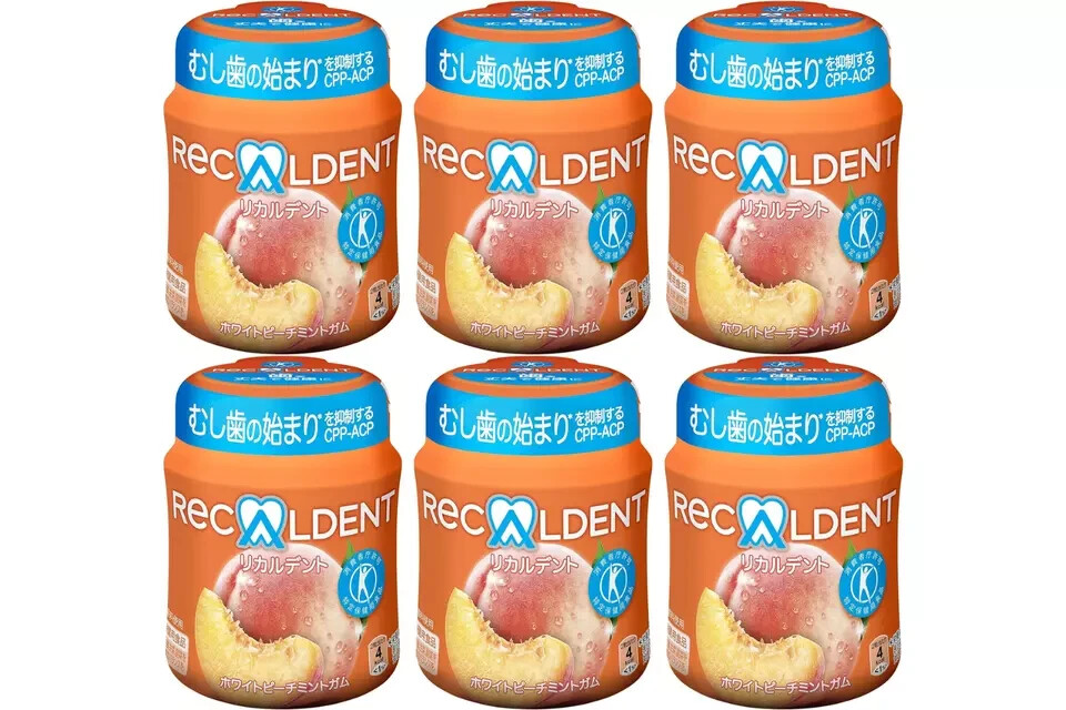 Recaldent Gum 7 kinds 6 bottles CPP-ACP Periodontal disease Cavity ...