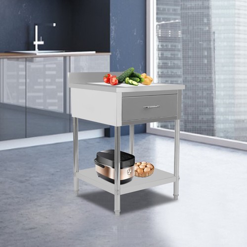 24"x24" Heavy Duty Stainless Steel Kitchen Restaurant Work Prep Table ...