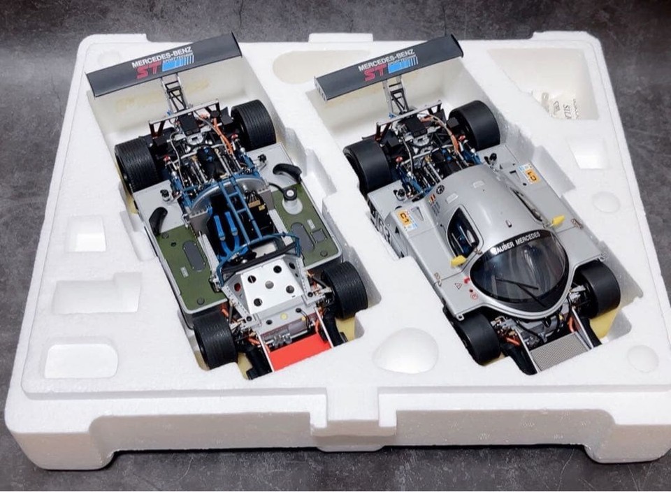 Exoto 1/18 Sauber Mercedes C9 1989 Le Mans Winner #63 Mechanical ...