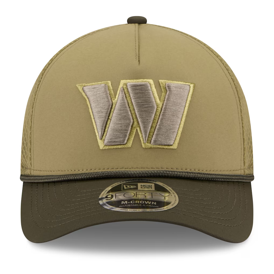 Washington Commanders New Era 2025 Salute to Service 9FORTY A-Frame M ...