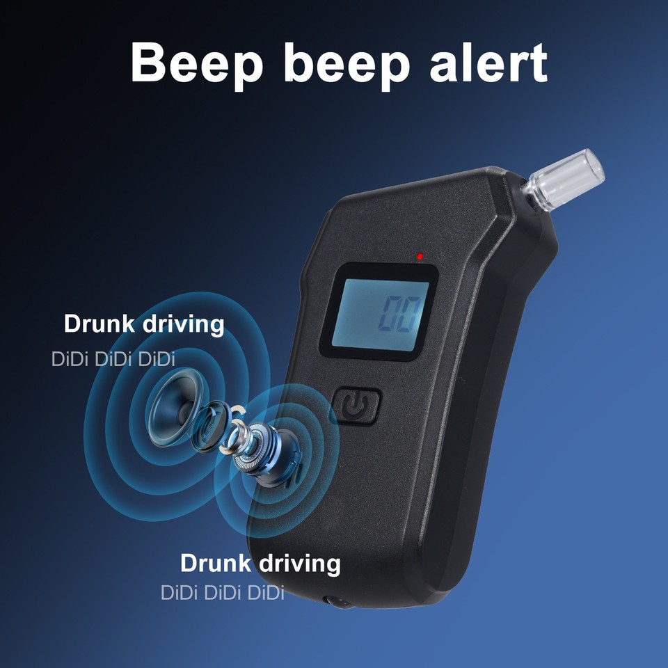 High-Accuracy Portable Alcohol Tester With LCD Display For Home Use ...