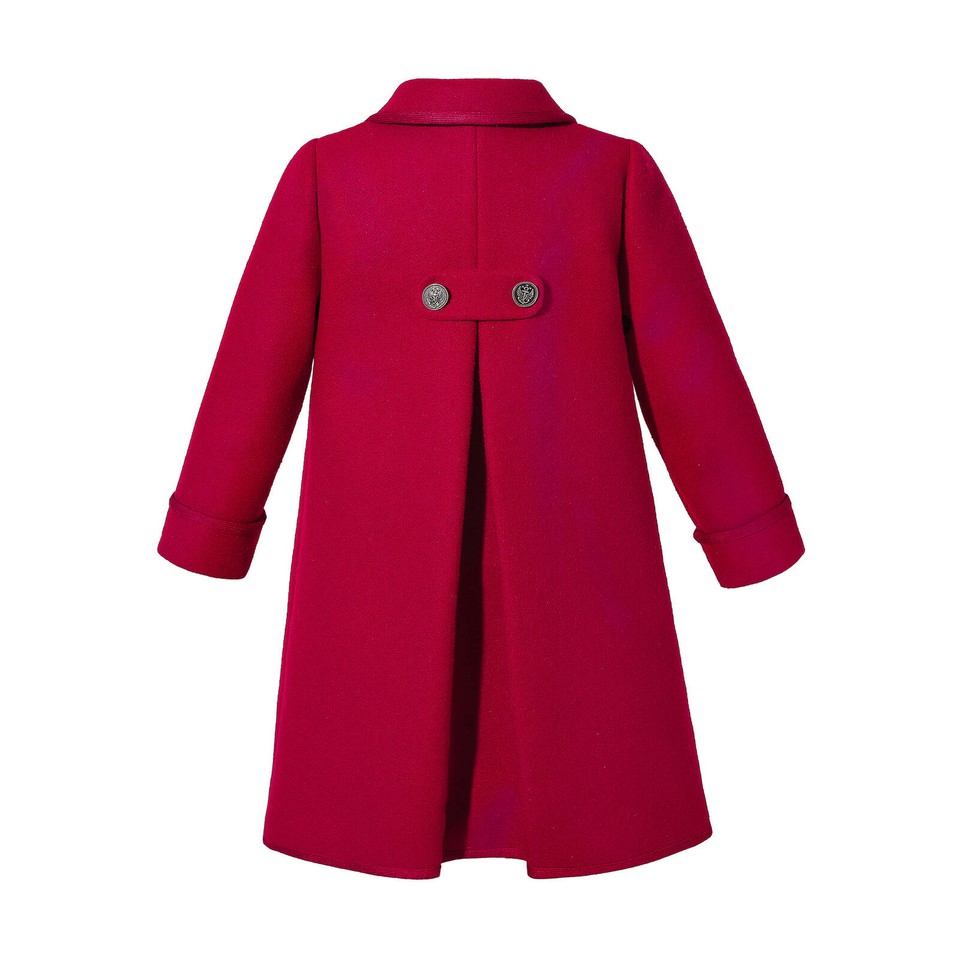 Girls Birthday Party Warm Dress Coat Red Winter Parka For Children ...
