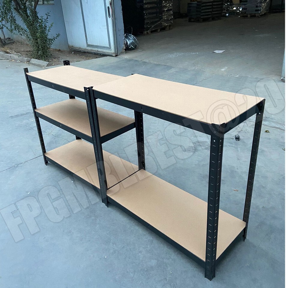 5 Shelf Heavy Duty Metal Shelving Rack Garage Storage Large NEW 200CM ...