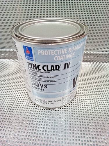 1qt Sherwin Williams B69 V 8, 630-1154 Zinc Clad Epoxy Primer Hardner ...