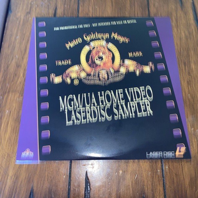 Mgm/ua Home Video Laserdisc Sampler Ml102880 Demo Disc for sale online ...