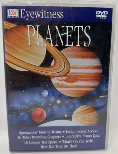 EYEWITNESS- PLANETS DVD NEW & SEALED PAL REGION 0 mars saturn jupiter ...