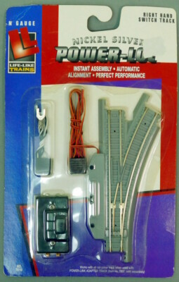Life-Like 7810 N-Scale Power-Loc RH Switch | eBay