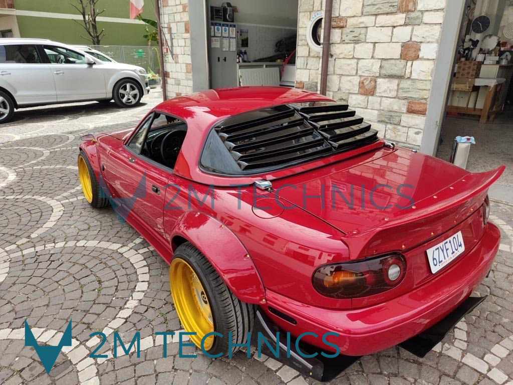 MX5 Mk1 Mk2 Hardtop Louver Spoiler Mazda MX-5 NA NB 2M Technics 90-05 ...