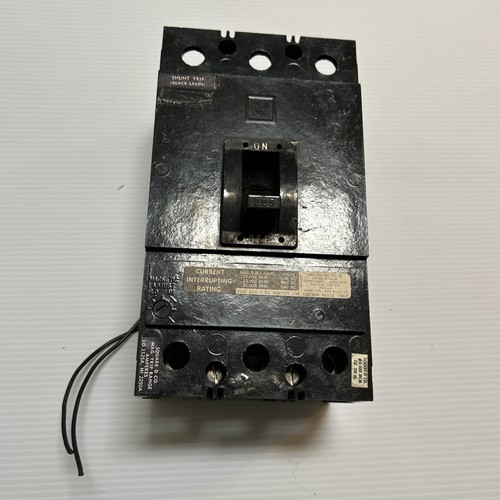 SQUARE D KAL-36225-1021 225 AMP 600/480 VOLT SHUNT TRIP CIRCUIT BREAKER ...