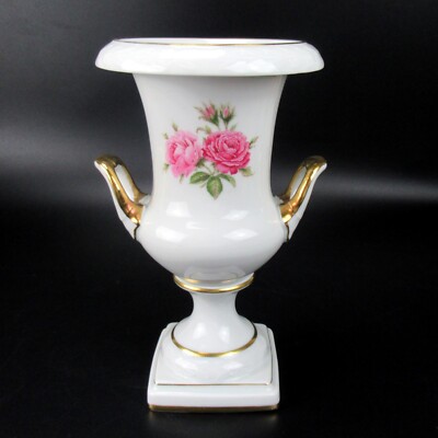 Schöne AK KAISER Porzellan Prunk-Vase Dekor MOOSROSE Sammlerstück 17 ...