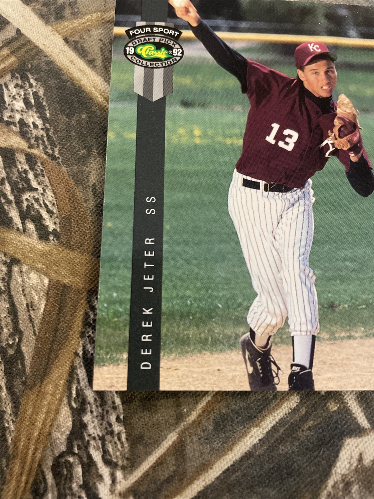 1992 92 Classic Four 4 Sport Draft Pick DEREK JETER Rookie RC #231 ...