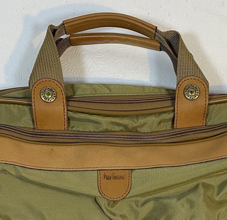 Hartmann Briefcase Laptop Bag Carry On Ballistic Nylon Leather NO ...