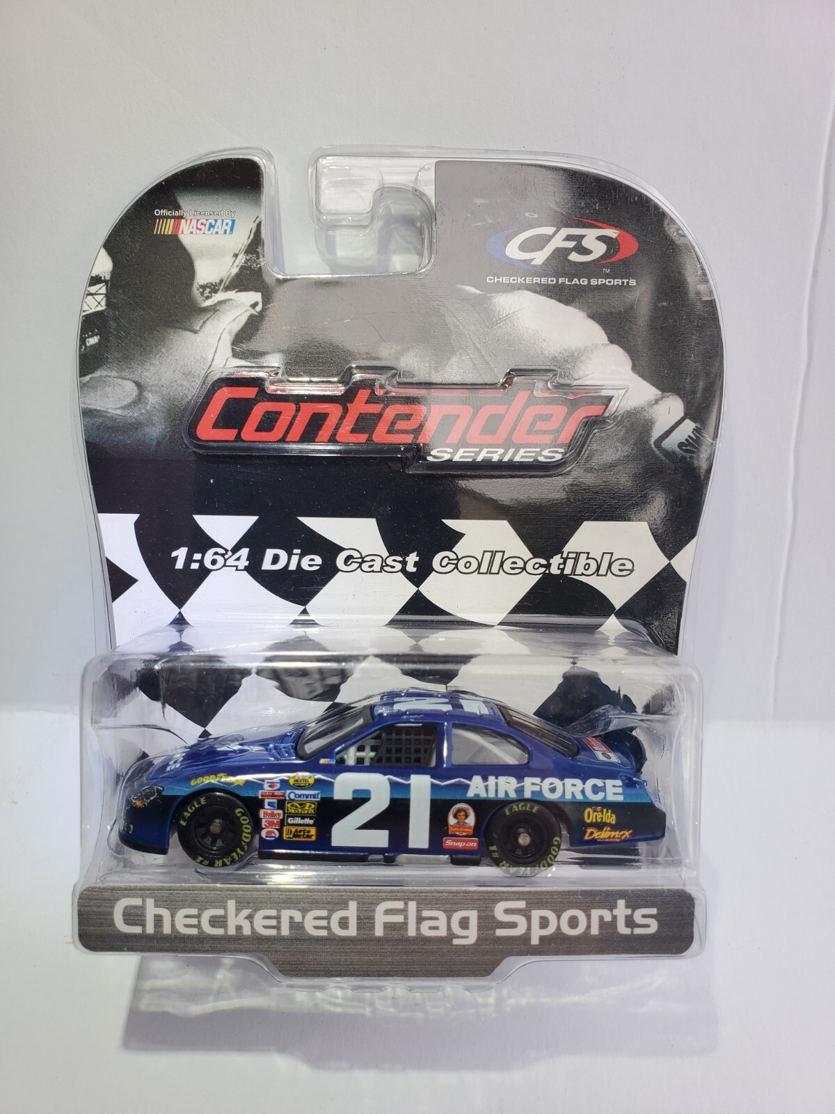 Nascar Contender Series Jon Wood US Air Force #21 1:64 CFS Checkered Flag Sports | eBay