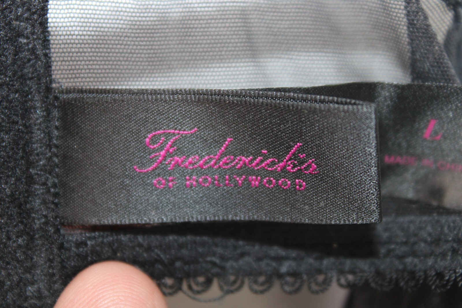 Frederick's Of Hollywood Beautiful Black Lace Underwi… - Gem