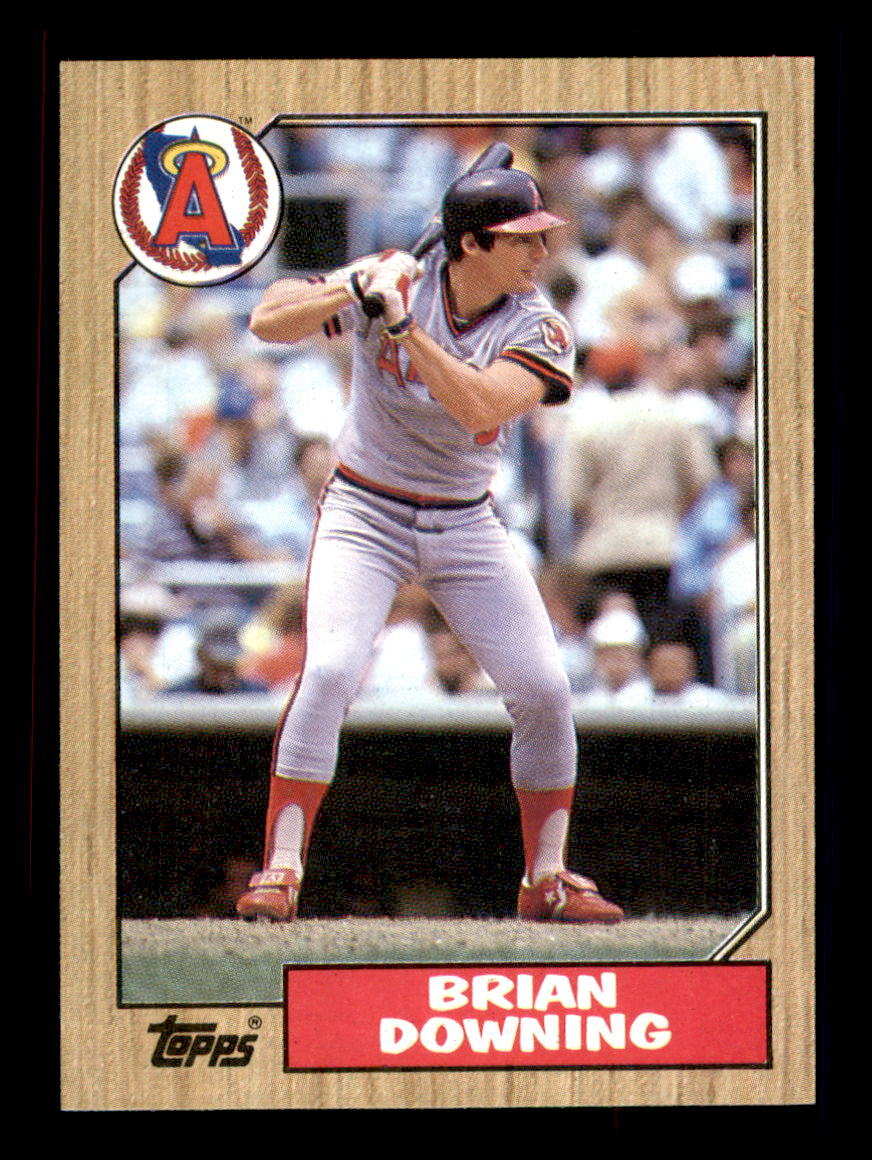 1987 Baseball Topps Brian Downing California Angels #782 1 | eBay