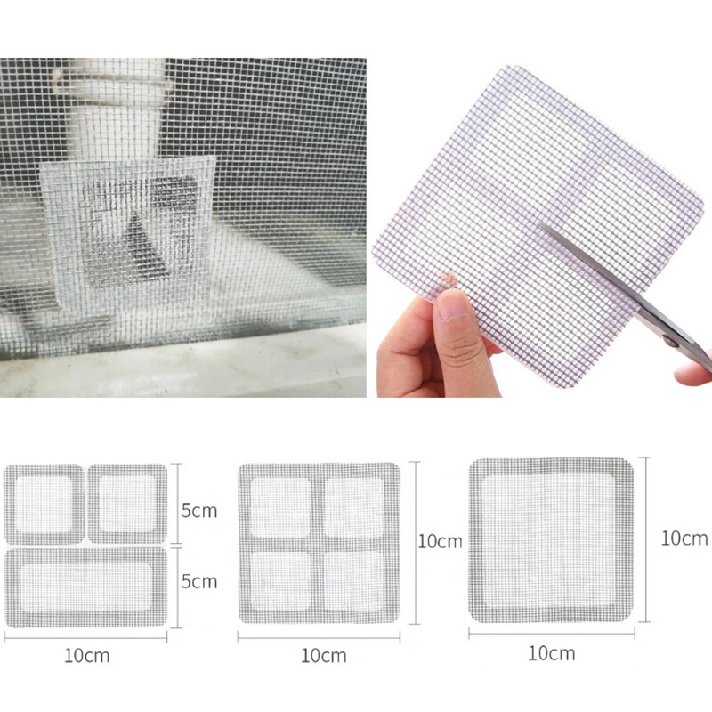 15pcs Fix Net Window Adhesive Anti Mosquito Fly Insect Repair Screen ...