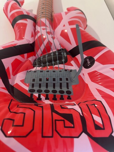 VAN HALEN FRANKENSTRAT 5150 VINYL INFLATABLE GUITAR - EXTREMELY RARE ...