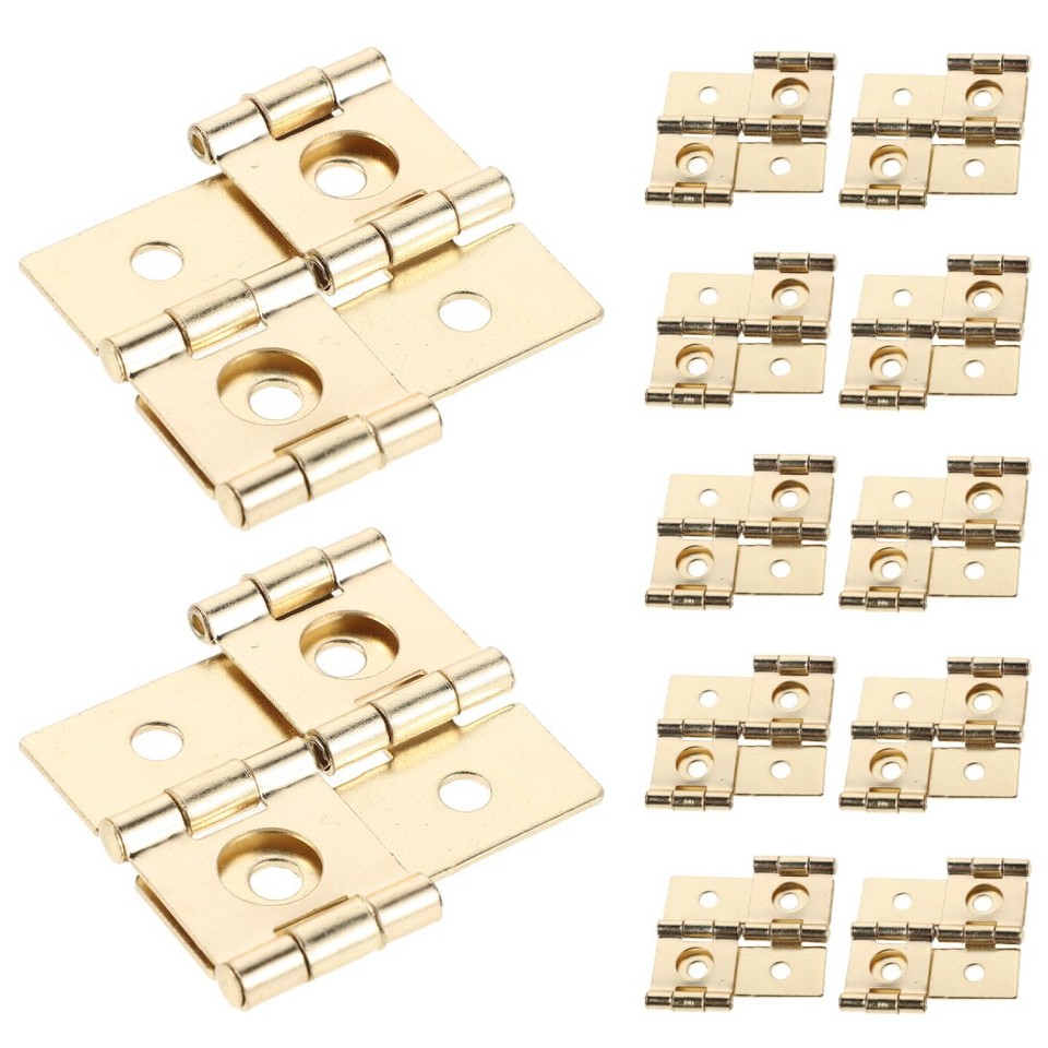 20pcs Folding Double Action Screen Hinges - Vintage Style Small Cabinet ...