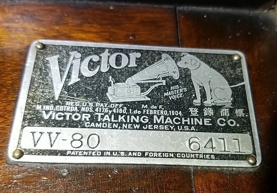1923 Victrola VV80 Phonograph Cabinet Record Player/ Victor Talking ...