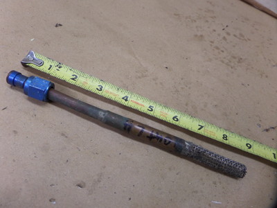 8.5" LONG FUEL PICK UP FINGER SCREEN TUBE FILTER HOMEBUILT EXPERIMENTAL ...