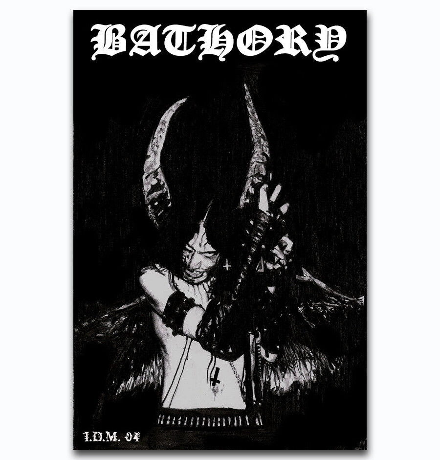 58122 Bathory Quorthon Heavy Metal Music Band Wall Decor Print Poster ...