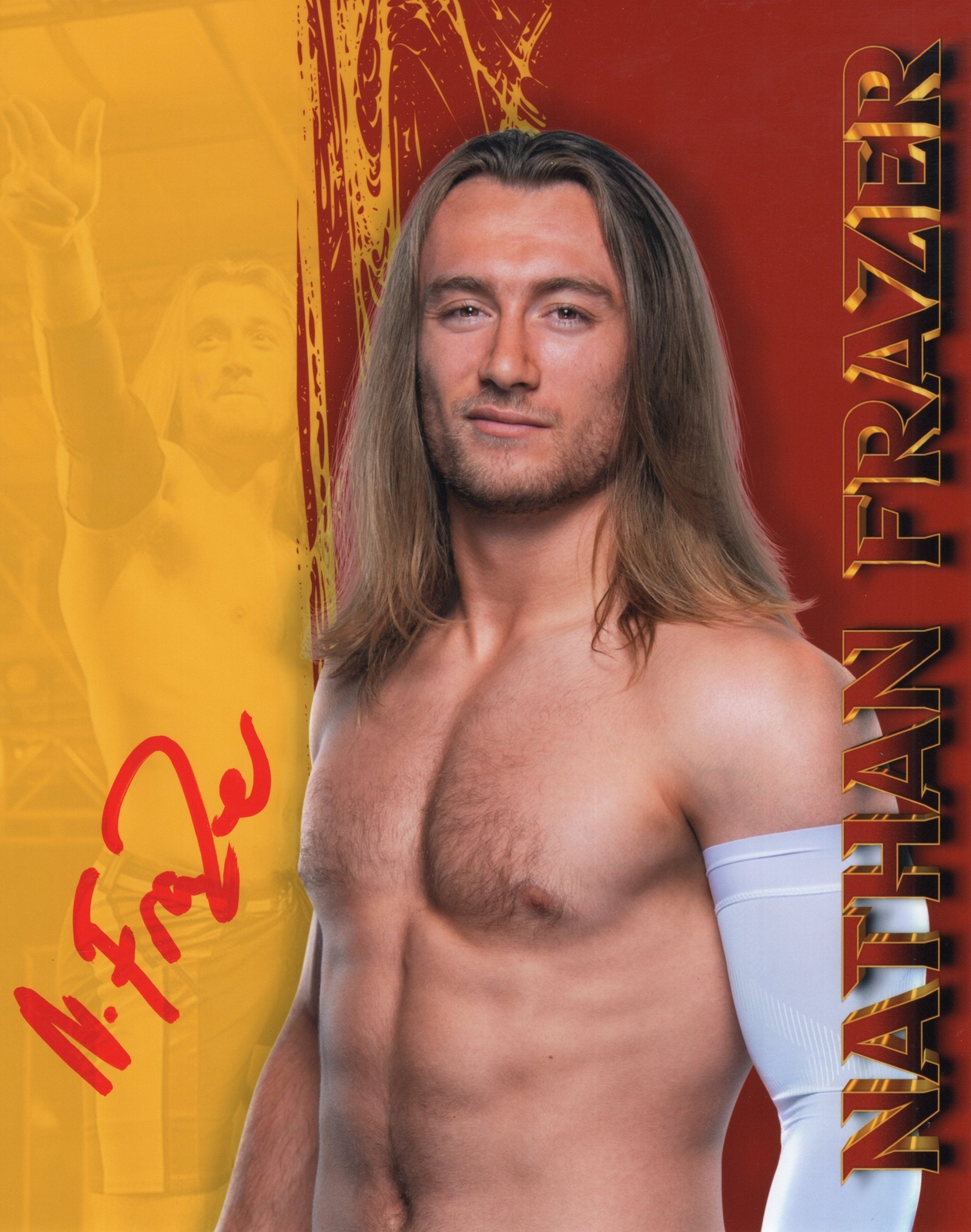 Nathan Frazer funhouse 8x10 - WWE NXT photo signed auto autographed | eBay