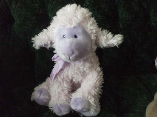 12" purple & lilac Russ Berrie Lamb/sheep Lulu | eBay