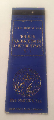 Matchbook Cover Matchcover US Navy Ship USS Prairie State | eBay