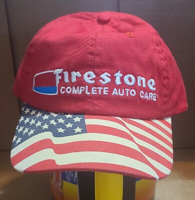 vintage firestone flag hat | eBay