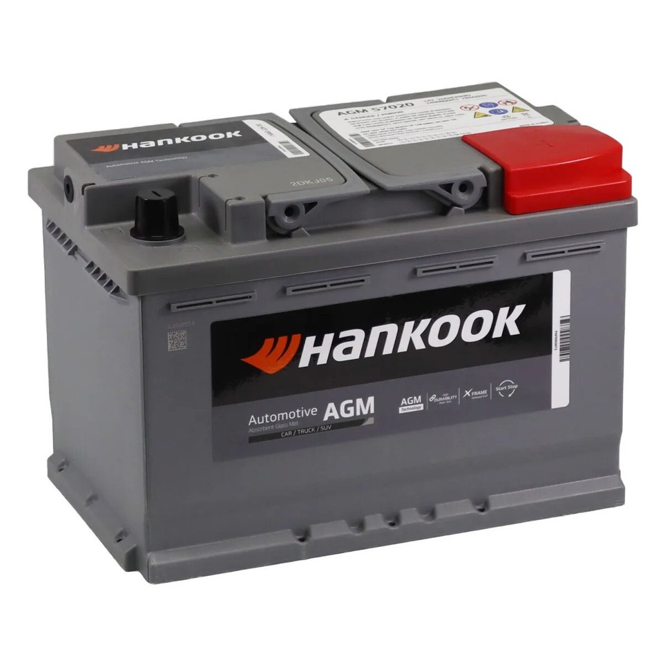 12V AGM Car Battery Type 096 70Ah 760CCA For Start Stop - 277x174x190mm ...