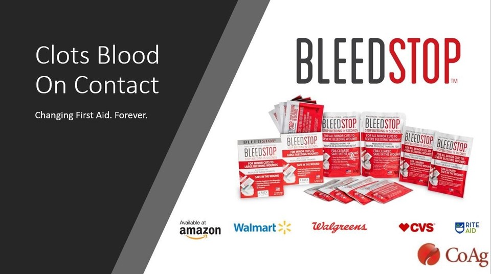 BleedStop™ First Aid Powder for Blood Clotting, Trauma Kit - 5 PK (15g ...