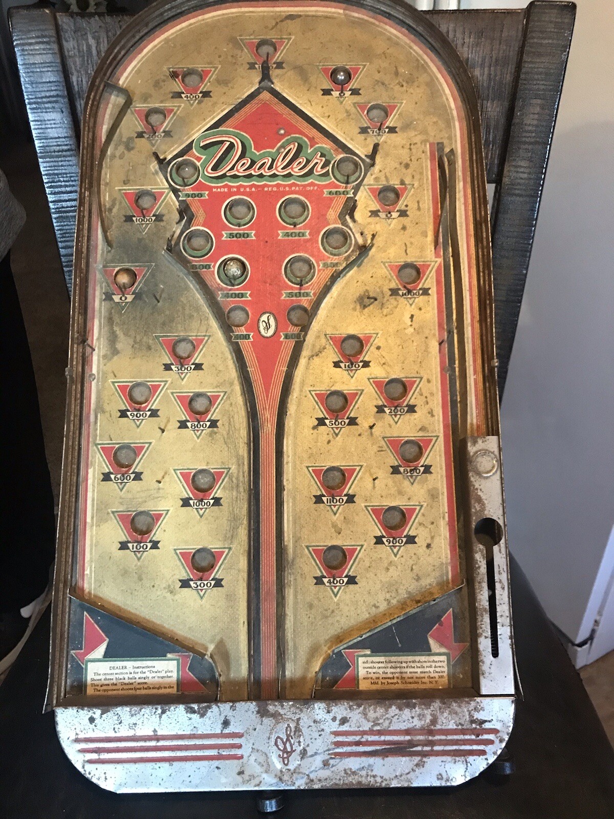 vintage table top pinball game | eBay