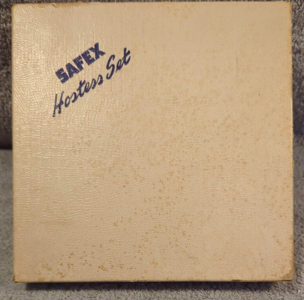 Ashtray Safex Art Deco Heavy Clear Glass Ashtray Vintage Set Of 4 ...