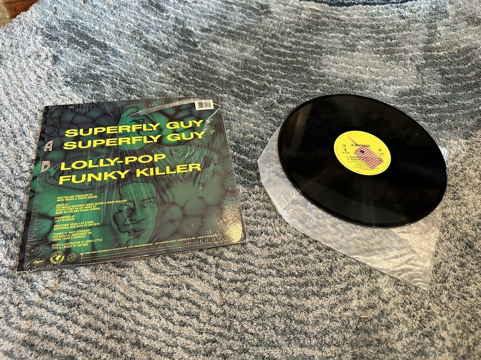 S'Express Superfly Guy SINGLE Vinyl Record Album | eBay