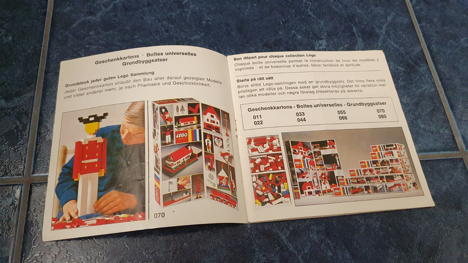 LEGO System classic vintage leaflet 50's 60er alt rare 50er 60s ...