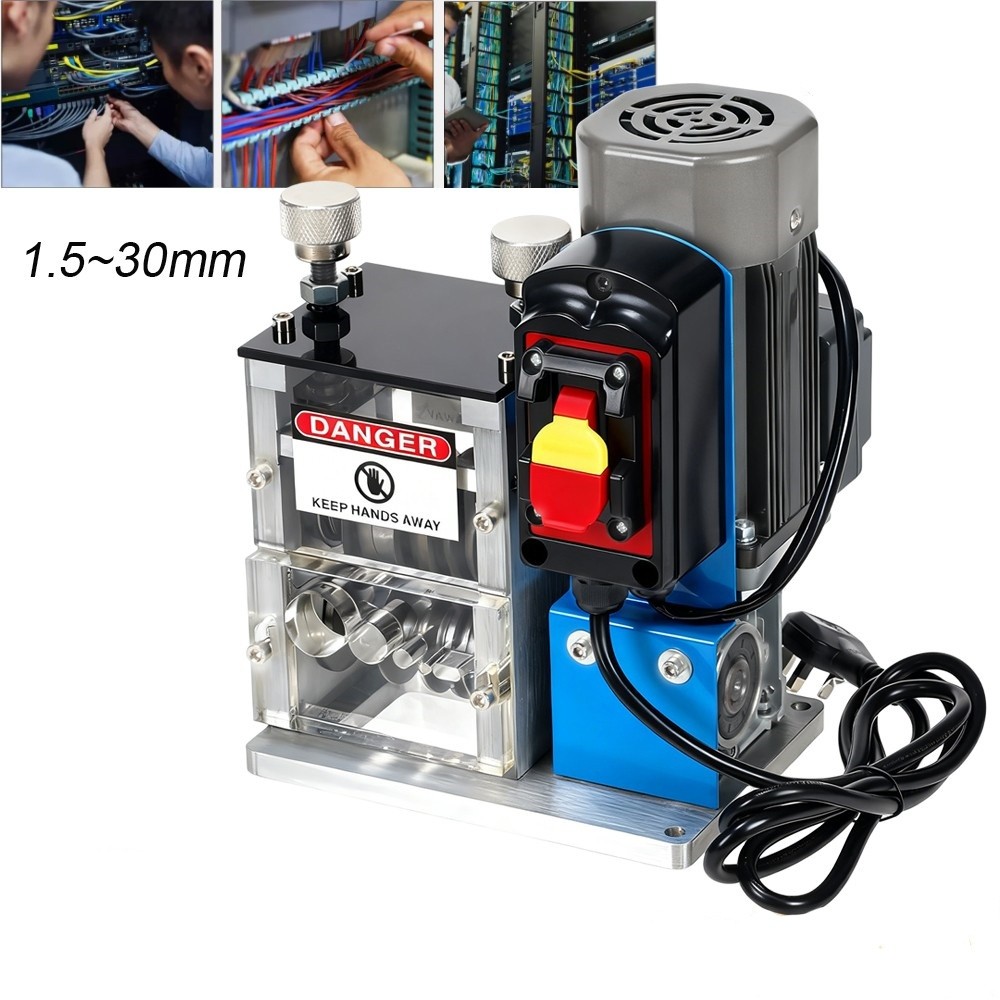 Electric Wire Stripping Machine Copper Recycle 1.5~30mm Cable Stripper ...