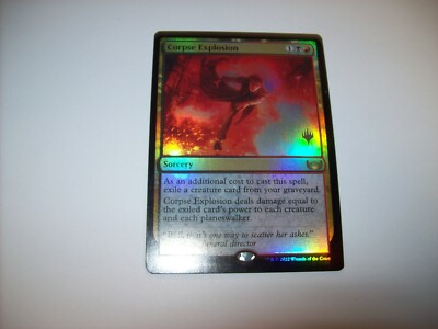 MTG Corpse Explosion Streets of New Capenna Promo Pack Foil Rare NM ...