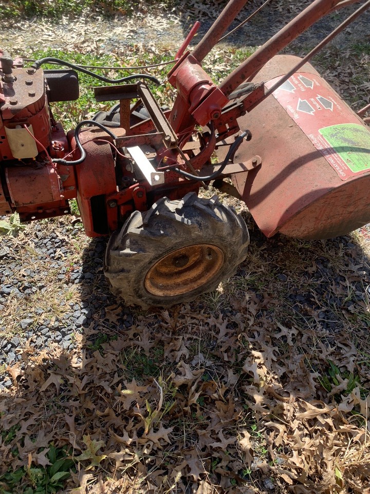 Troy Bilt Horse Garden Tiller Tecumseh HH60 Rear Tine Pull or Electric ...