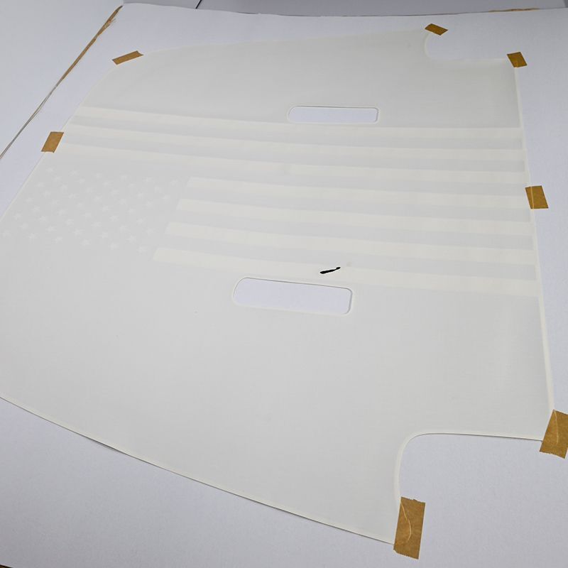 OEM MOPAR 18-2023 Jeep *Damaged/Discounted* Hood Graphic American Flag ...