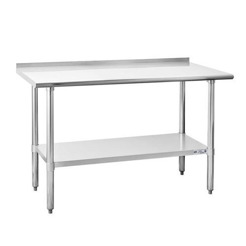 Stainless Steel Table for Prep & Work 24 x 60 Inches, NSF Commercial ...