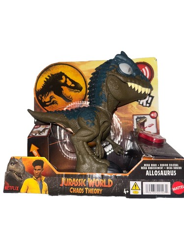 Jurassic World Chaos Theory Mega Roar Allosaurus Dinosaur Action Figure ...