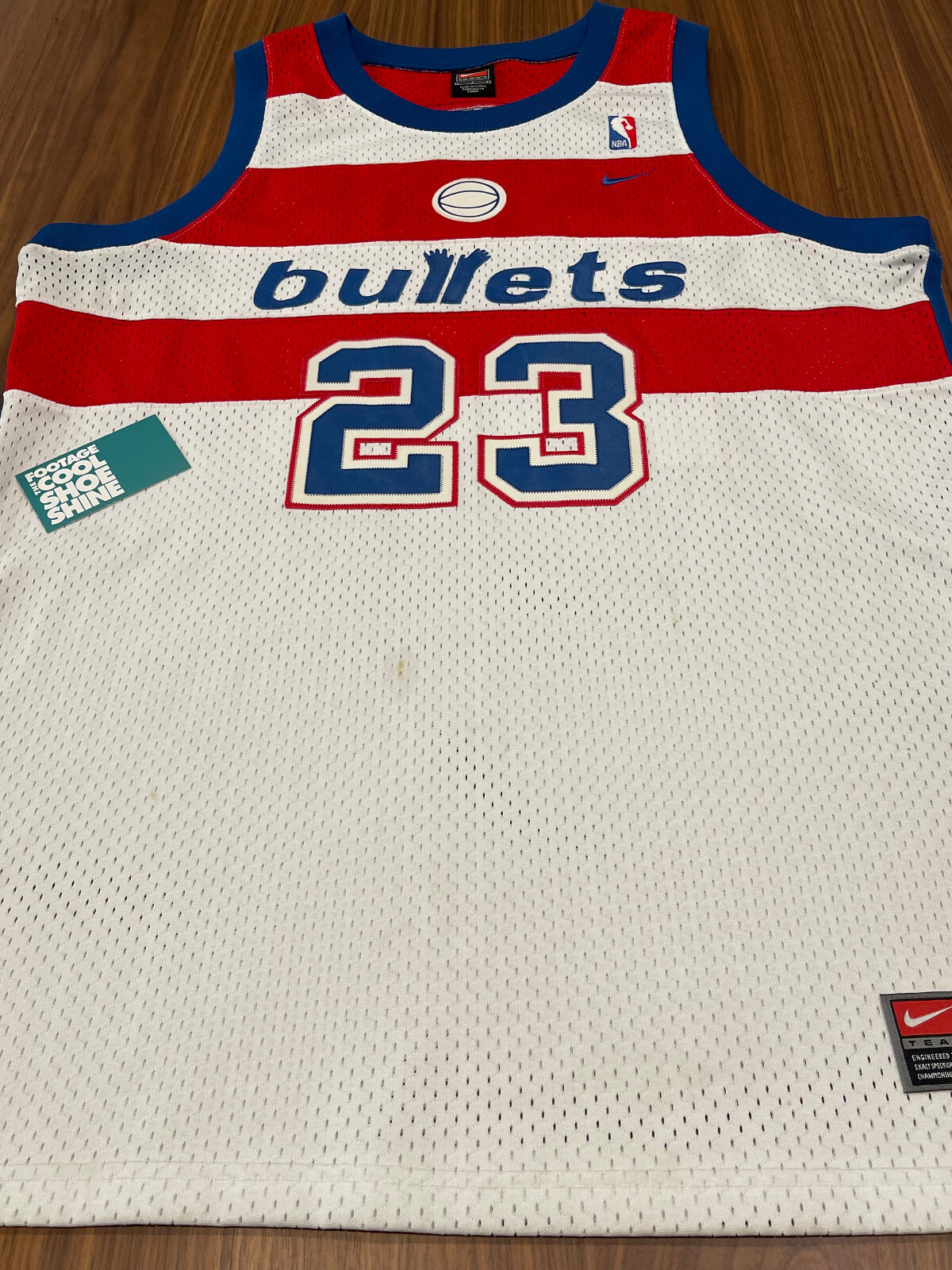 2003 NIKE AIR MICHAEL JORDAN WASHINGTON BULLETS JERSE… - Gem