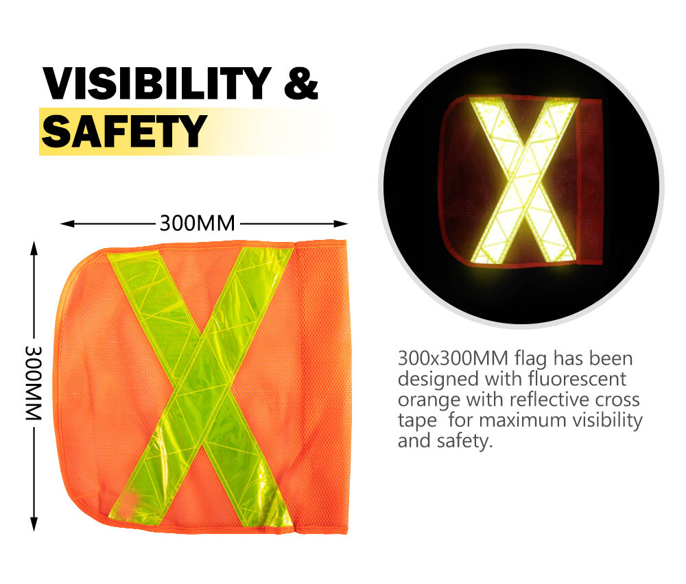 3 x 1M Sand Flag 4x4 4WD Off Road Recovery Simpson Desert Sand Dune ...