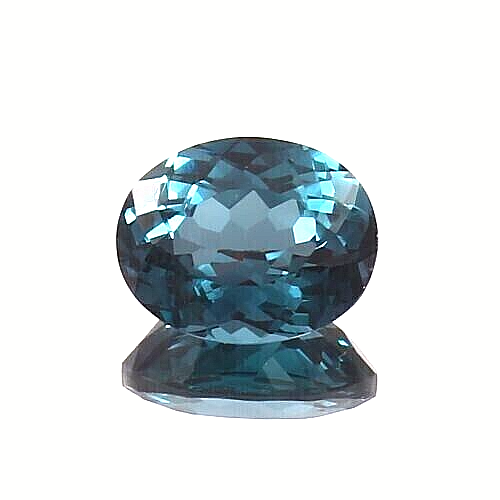 4.90Ct Natural Indicolite Blue Green Tourmaline Oval Cut Loose Gemstone ...